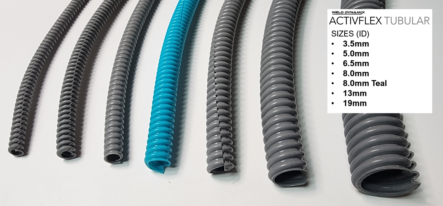 ACTIVFLEX Tubular Cable / Hose Protection for WeldiIng Casting Grinding ...